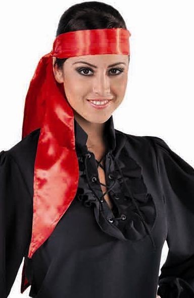 Foulard rouge satin luxe mixte - Baiskadreams.com