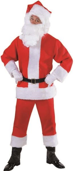 Costume Père Noël Luxe Santa Claus Adulte - Baiskadreams.com