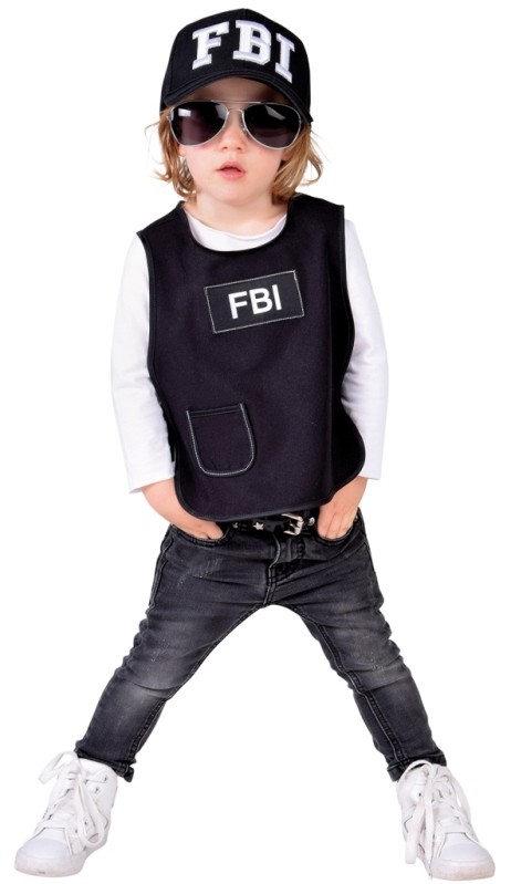 Déguisement Gilet FBI Bébé luxe : achat Déguisements Bébé FBI