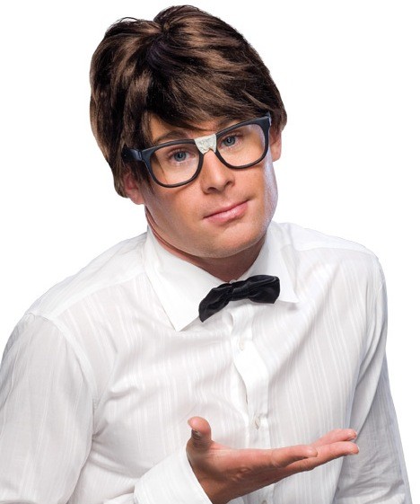 Perruque brune homme : achat Perruque courte homme